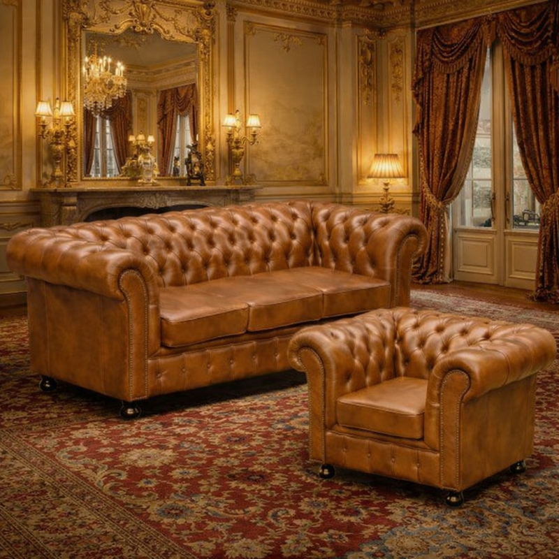 Lord Bespoke 4 seater Sofa Leather Classic | J&B Furniture