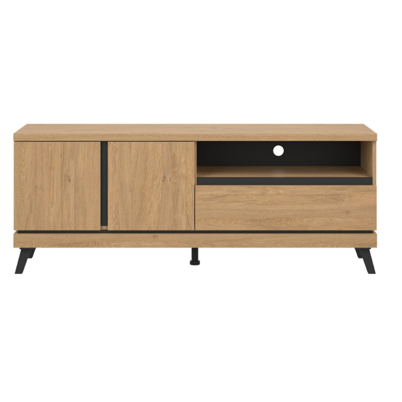Modern Media Unit with Storage | Oak TV Unit Ireland