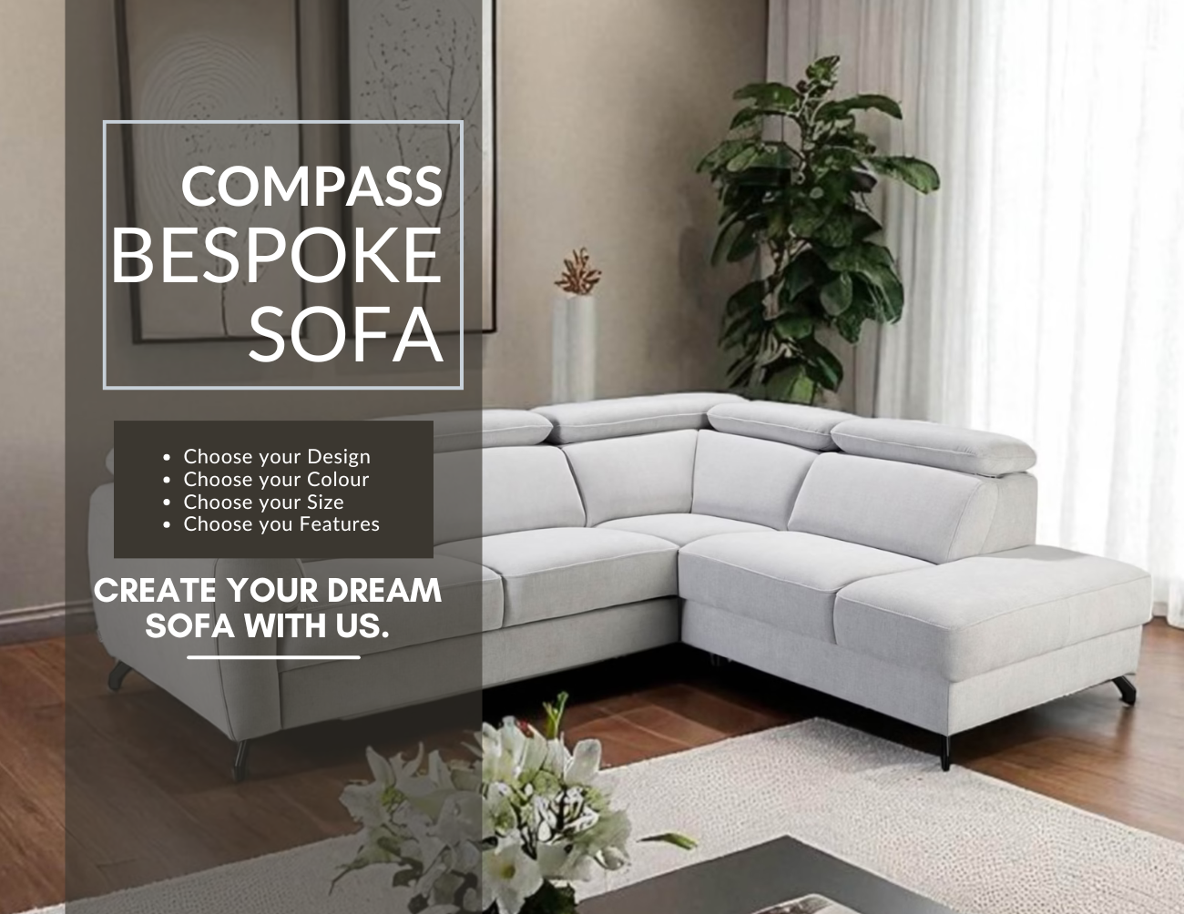Compass Sofa – Bespoke Sofas in Ireland | J&B Furniture