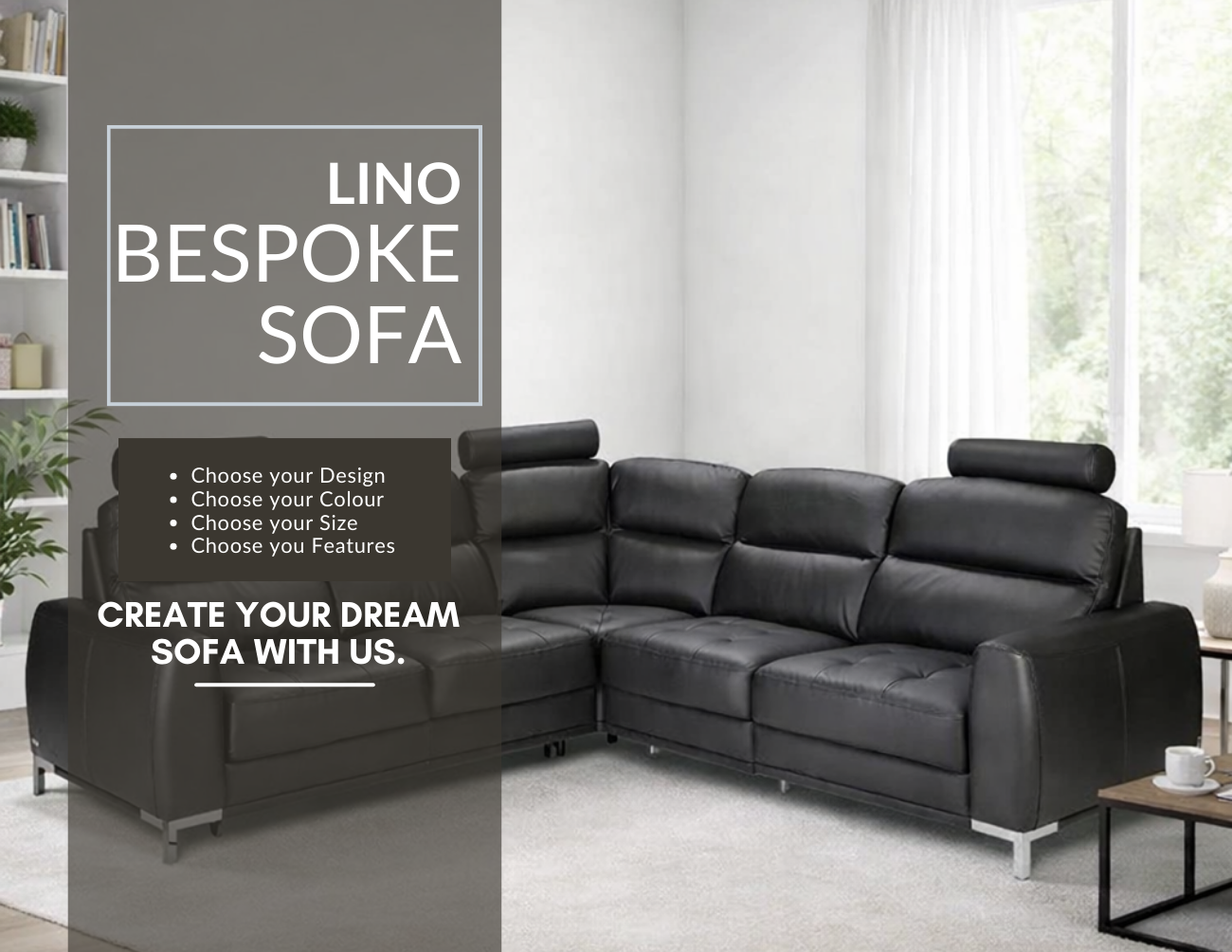 Lino Sofa – Bespoke Sofas in Ireland | J&B Furniture
