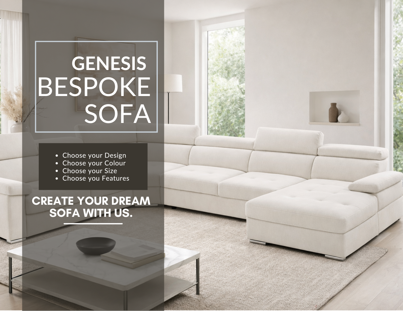Genesis Sofa – Bespoke Sofas in Ireland | J&B Furniture